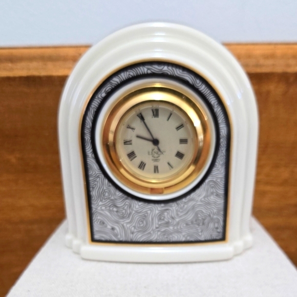Lenox | Accents | Lenox Porcelain Mantel Clock | Poshmark